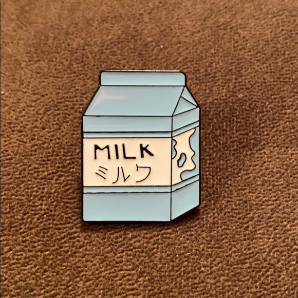 Jewelry | Milk Carton Enamel Pinbrooch | Poshmark
